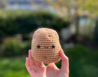 Potato Plushie Handmade Crochet Potato Amigurumi Food Plush Cute ...