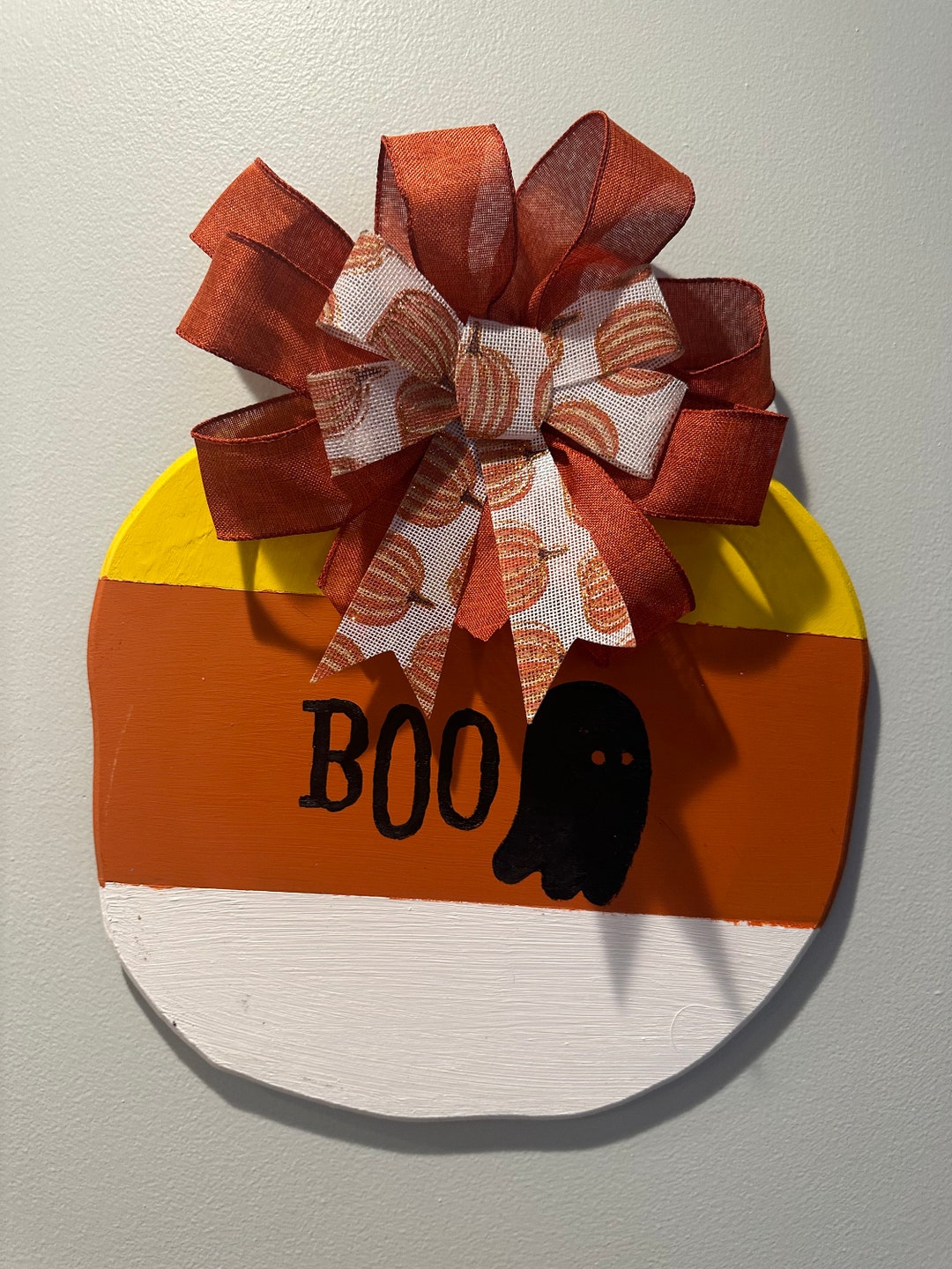 Boo Halloween Door Hanger - Etsy