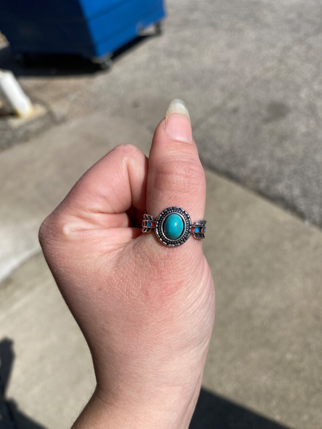 Western Turquiose Ring - Etsy
