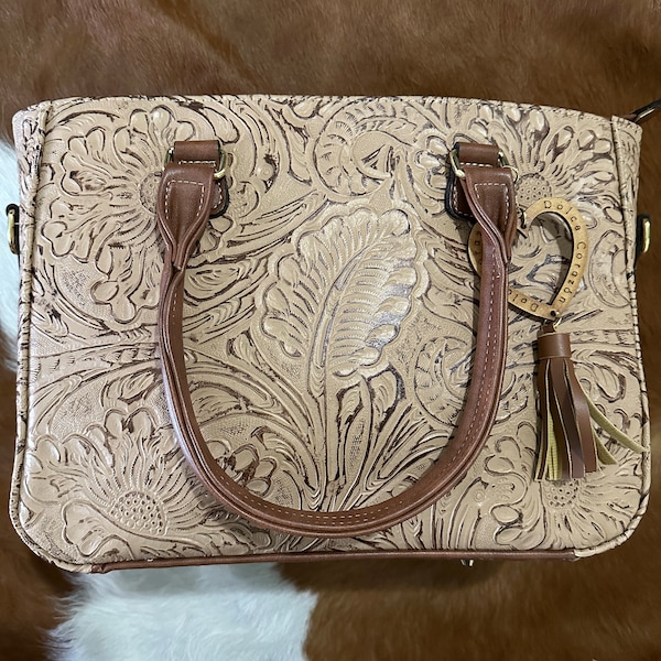 Tooled Leather Purse - Etsy