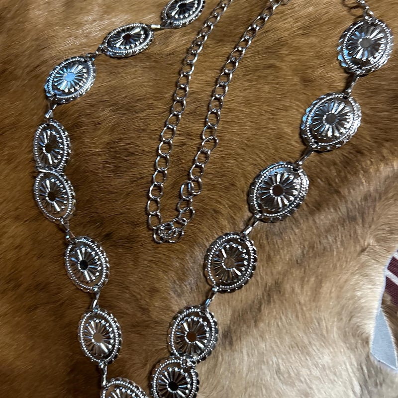 Silver Conchos - Etsy