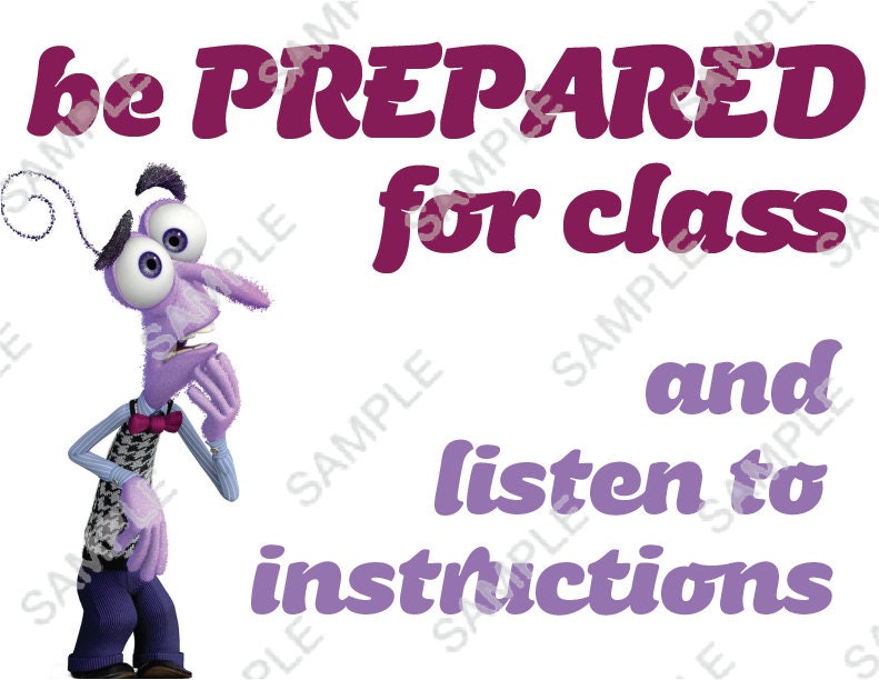 Inside Out 2 Classroom Rules - Etsy