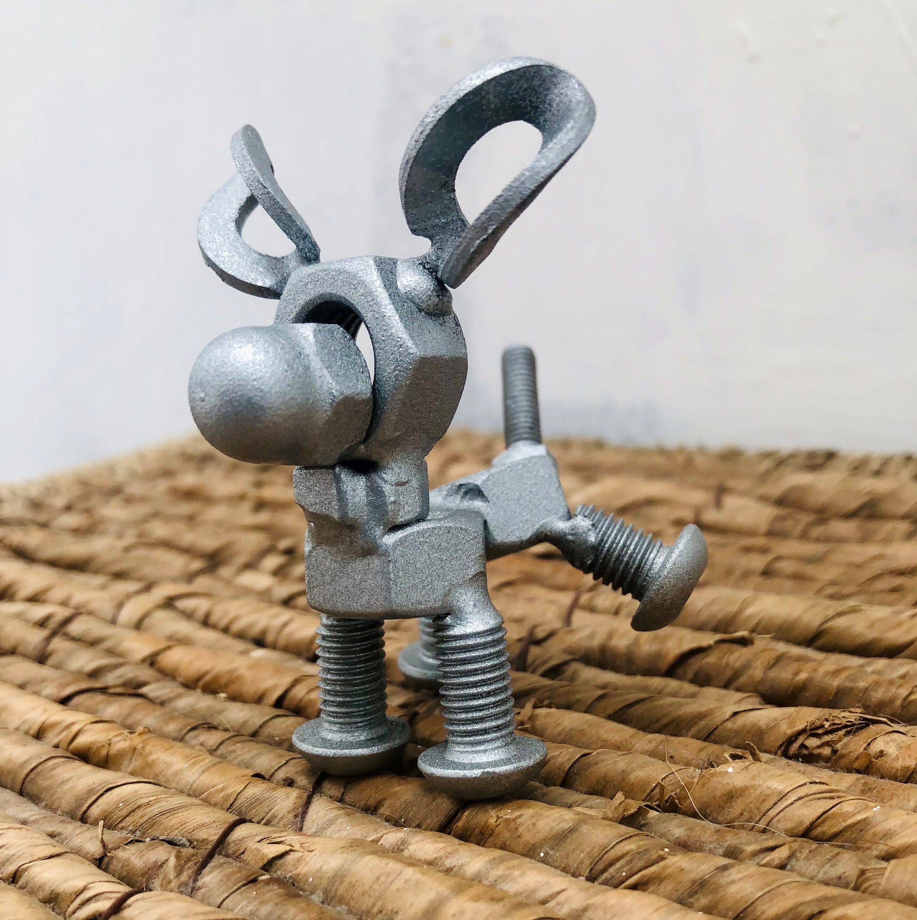 Weld Art Dog Figurine, Metal Art Dog Sculpture, Unique Dog Lover Gift ...