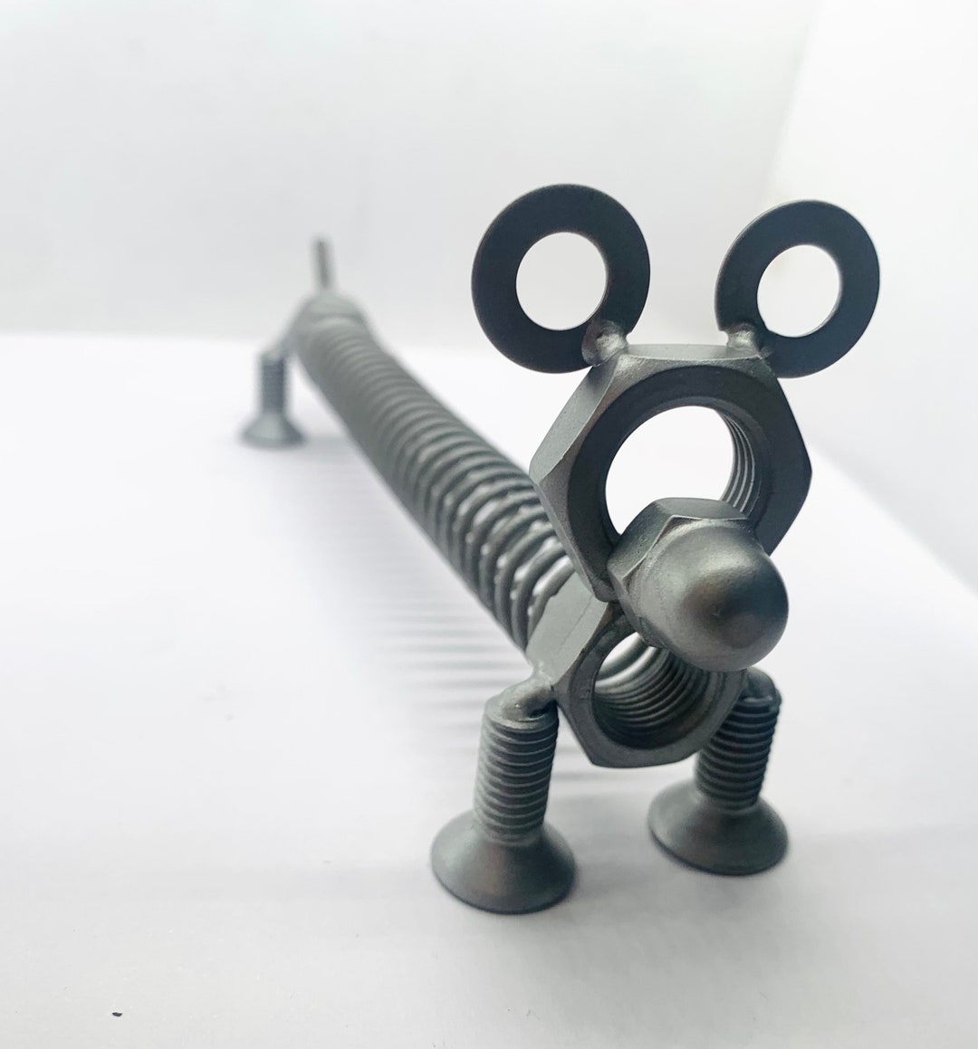 Original Dog Figurine, Metal Weld Art Sausage Dog, Dachshund Figurine ...