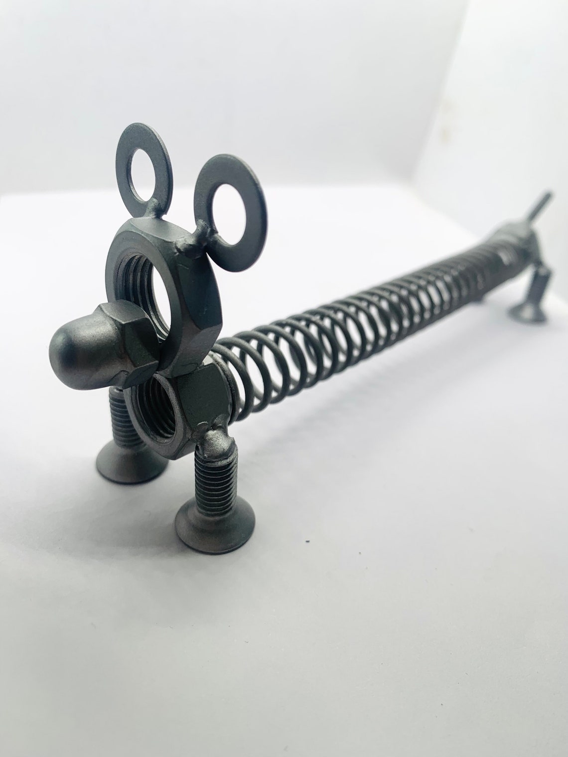 Original Dog Figurine, Metal Weld Art Sausage Dog, Dachshund Figurine ...