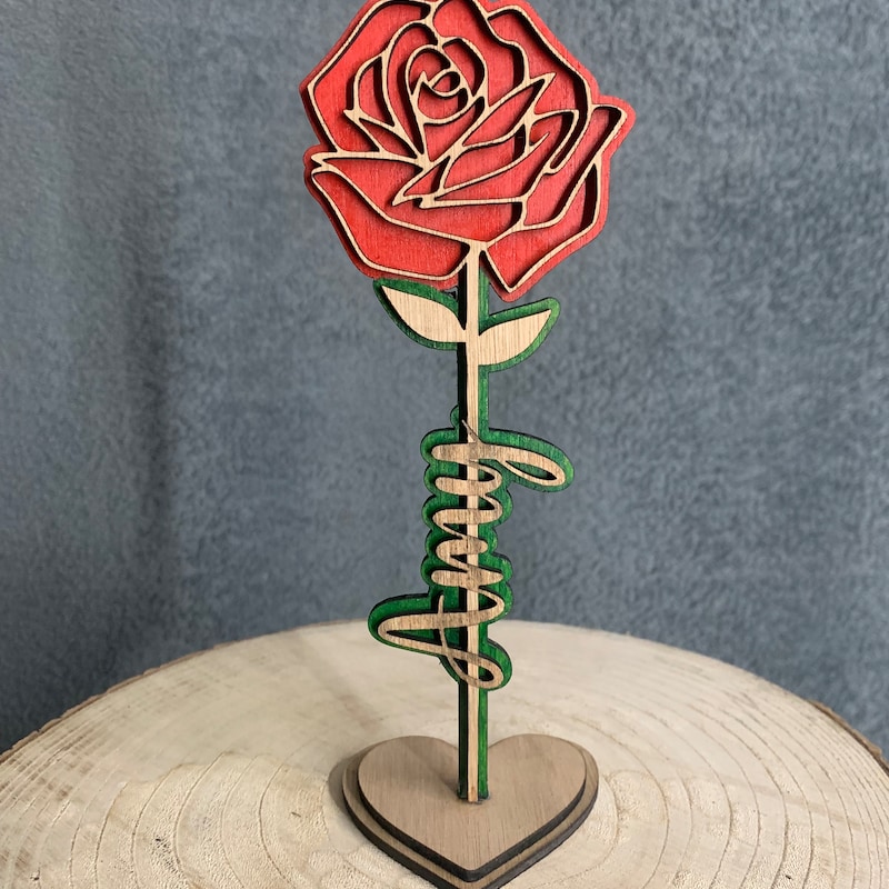 Wooden Roses - Etsy