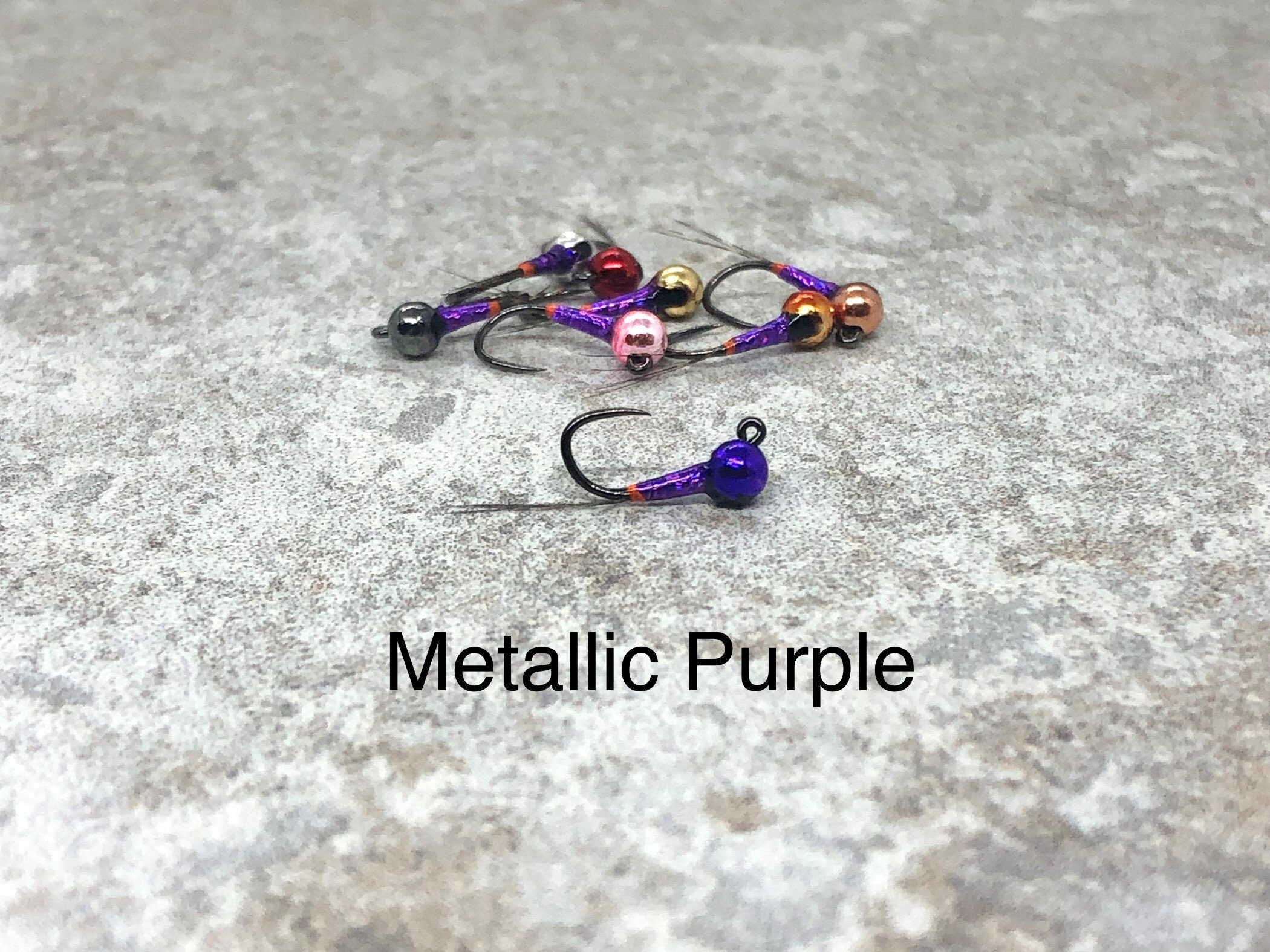 3 Tungsten Purple Rain Perdigon Jigs May Fly Fishing Fly Best Trout ...