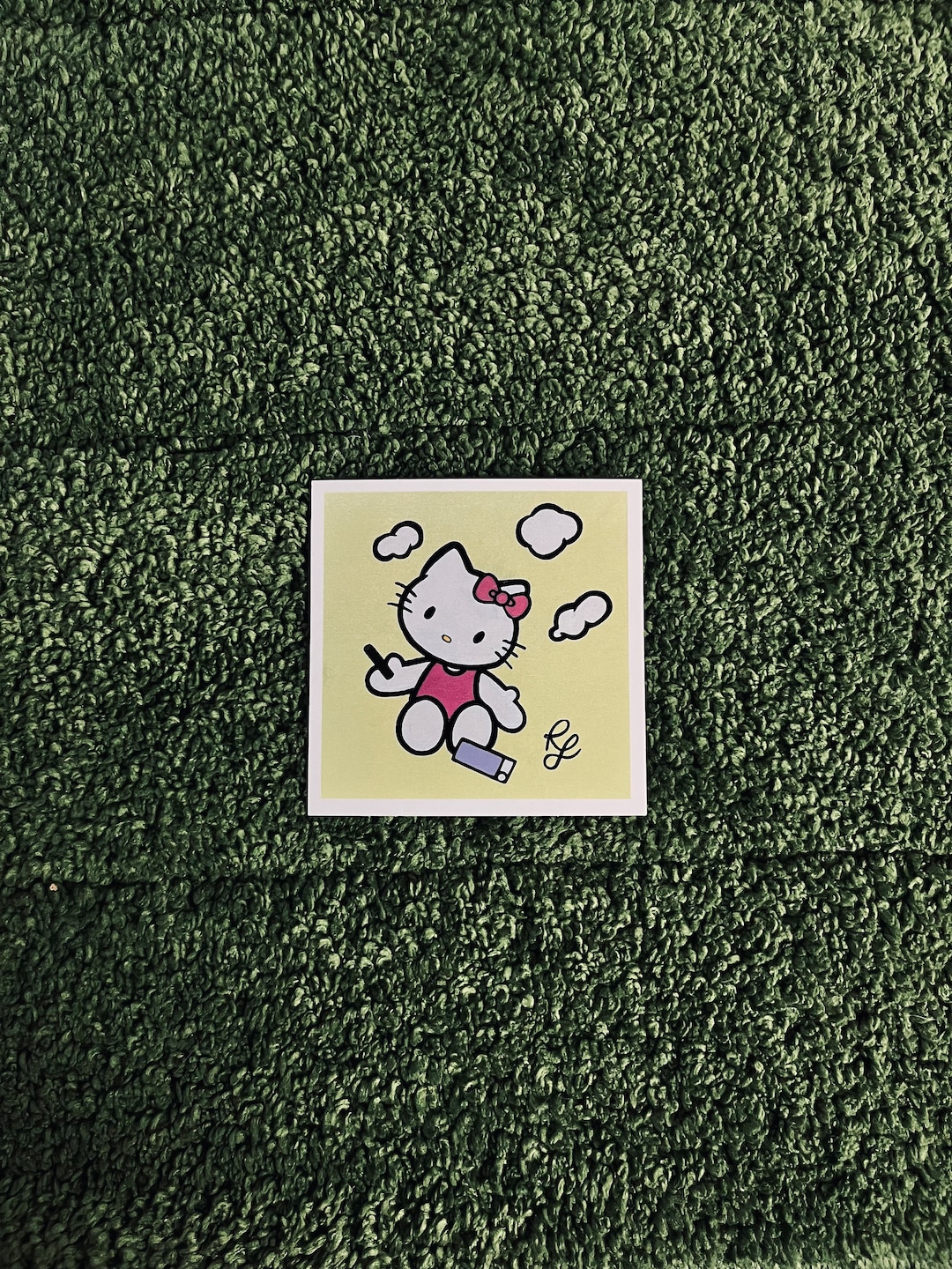 420 Hello Kitty Sticker - Etsy