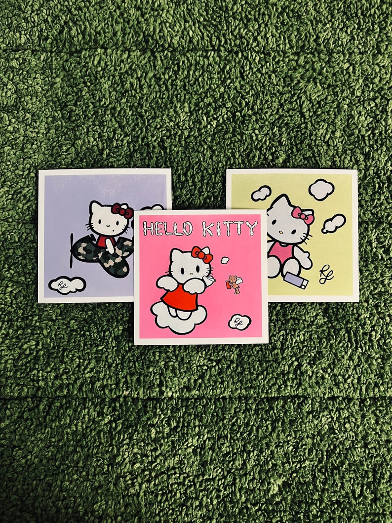 420 Hello Kitty Sticker - Etsy
