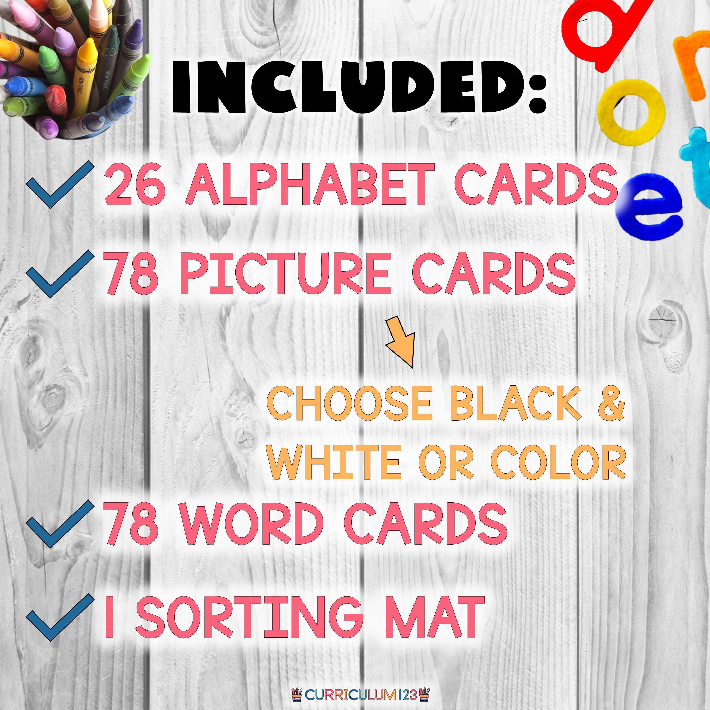 Beginning Sound Picture Matching: Alphabet Sorting Cards (printable) - Etsy