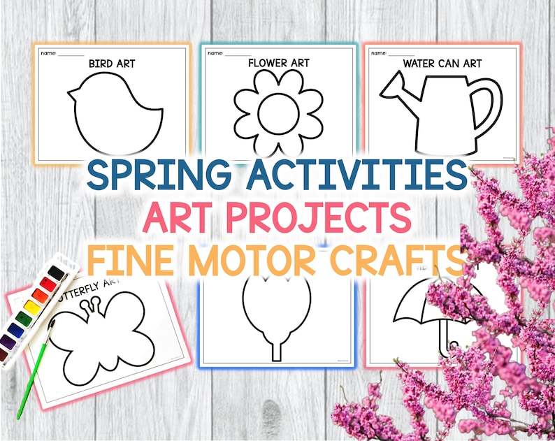 Spring Art Projects | Arts and Crafts | Spring Craftivity | Spring Art ...
