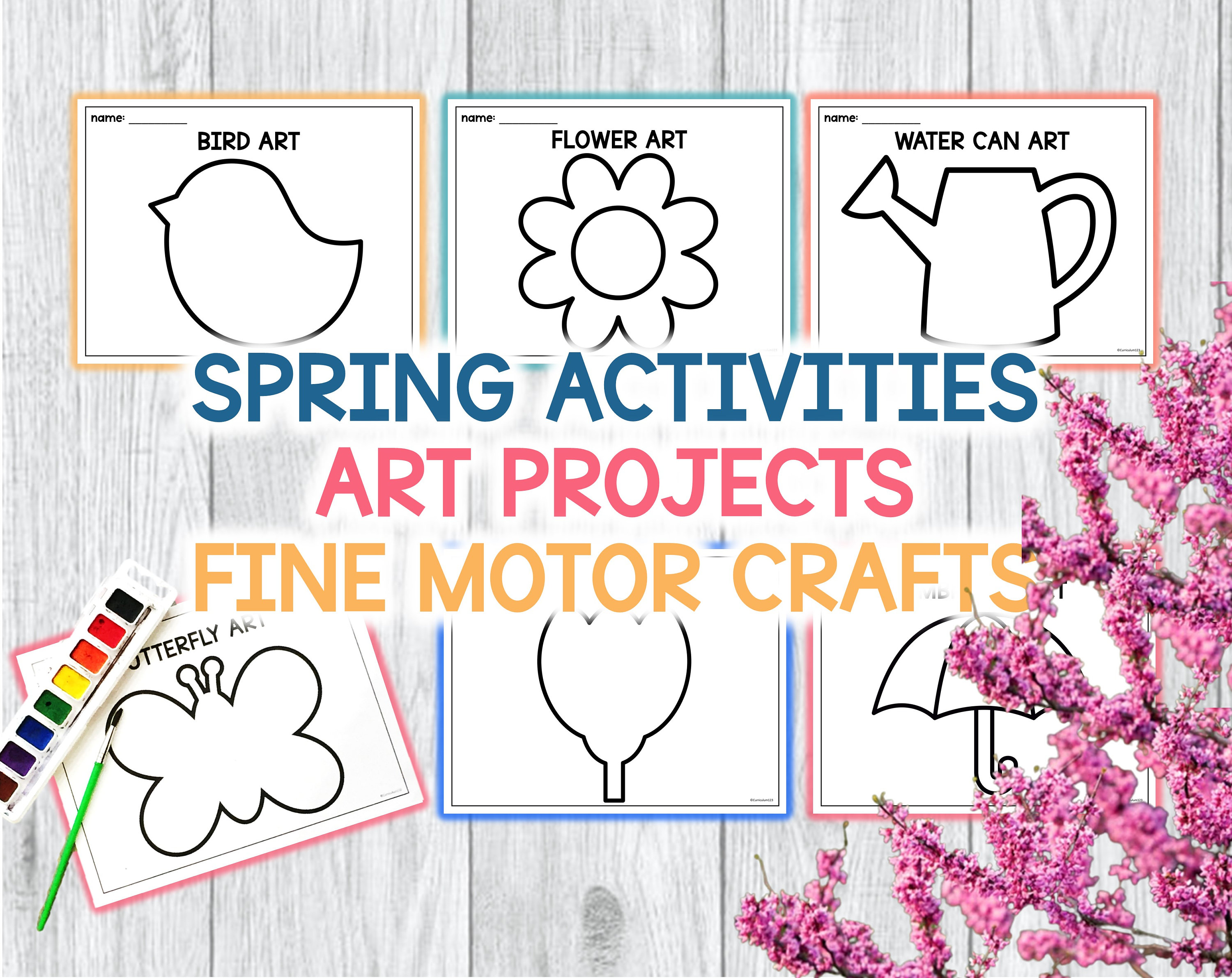 Spring Art Projects | Arts and Crafts | Spring Craftivity | Spring Art ...