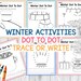 Winter Dot to Dot Printable Coloring Pages Winter Activities for ...