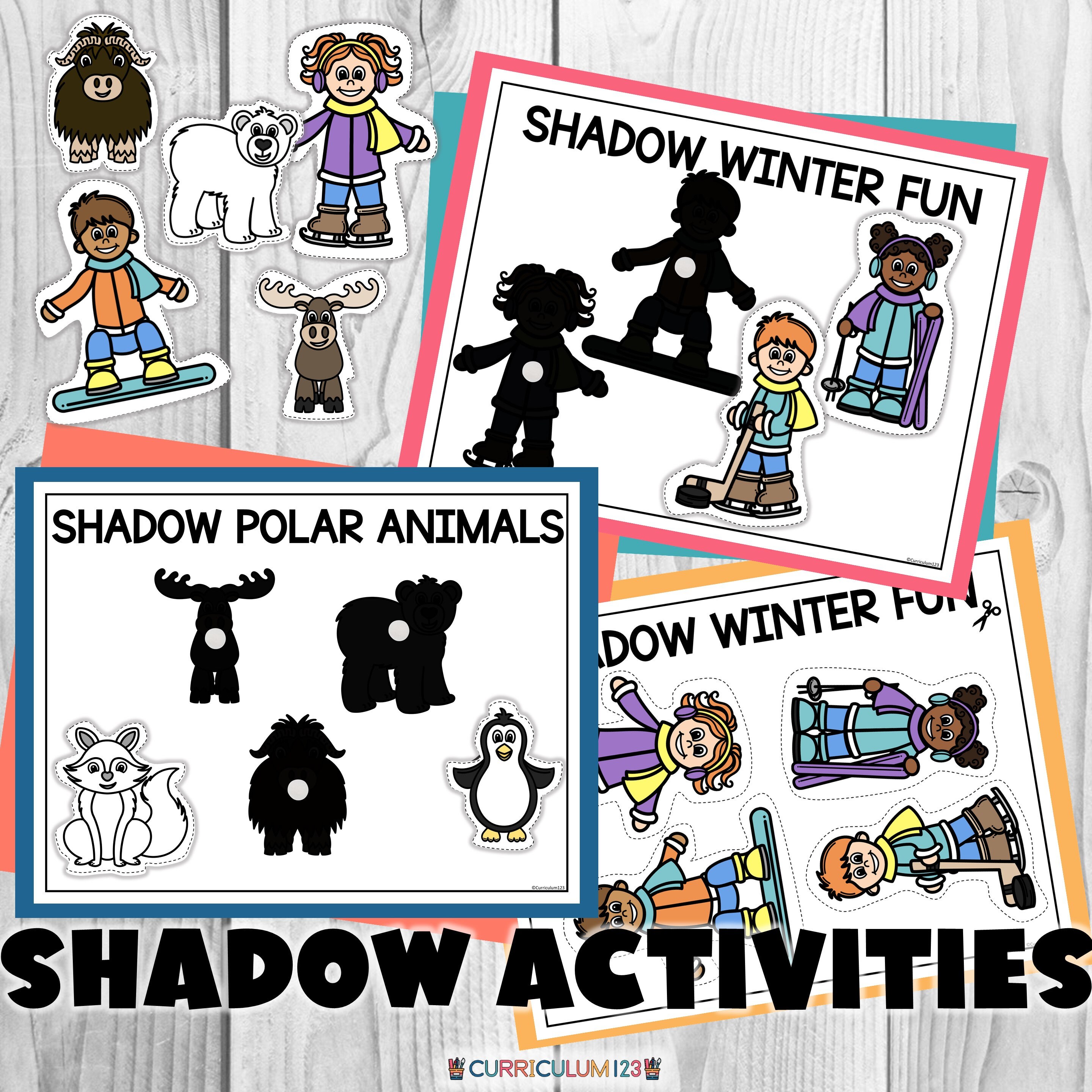 Busy Book Winter Theme Preschool Activities Prek Curriculum - Etsy