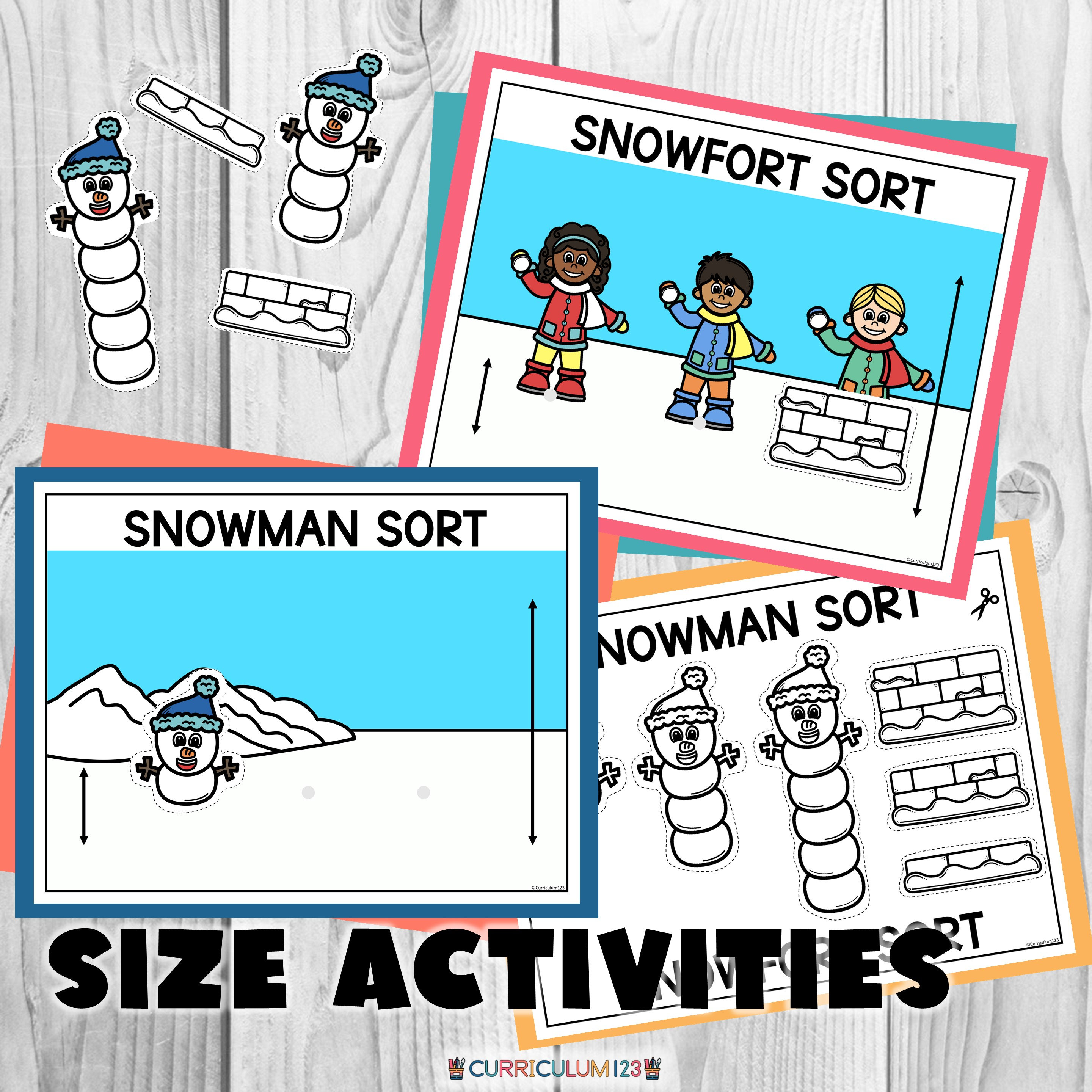 Busy Book Winter Theme Preschool Activities Prek Curriculum - Etsy