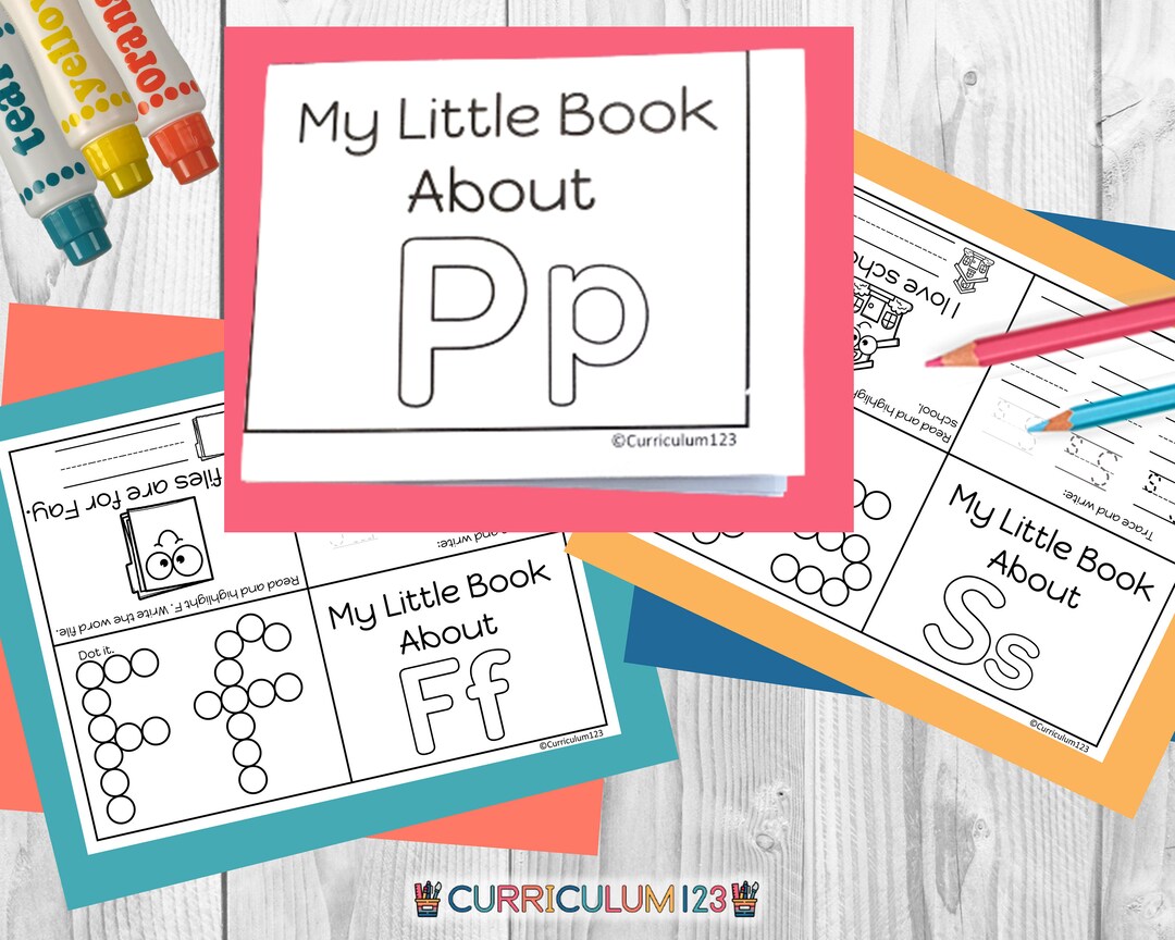 Alphabet Mini Book, One Page Foldable, Letter Formation Printable ...