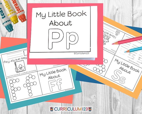Alphabet Mini Book One Page Foldable Letter Formation | Etsy