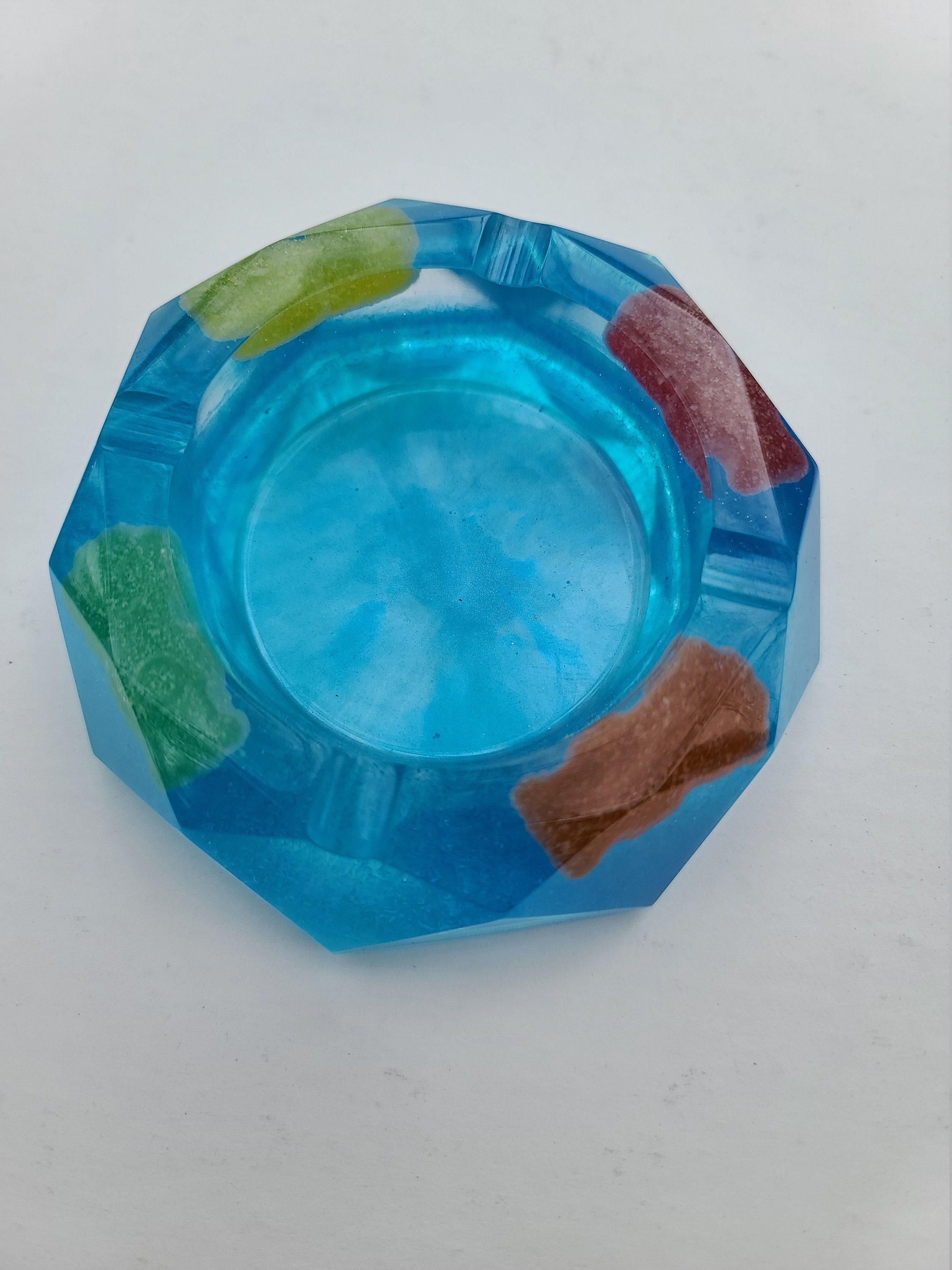 Sour Patch Kids Candy Baby Octagon Abstract Ashtray- Resin - Etsy