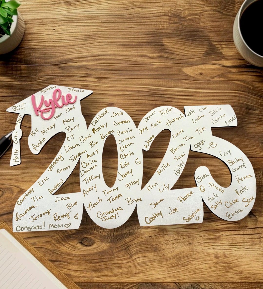 2025 2026 Graduation Guestbook Sign, Graduation Party Decor, Grad Sign ...