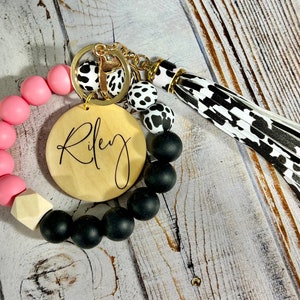 Not Today Heifer Cow Wristlet Keychain, Keychain for Wrist, Gifts for ...
