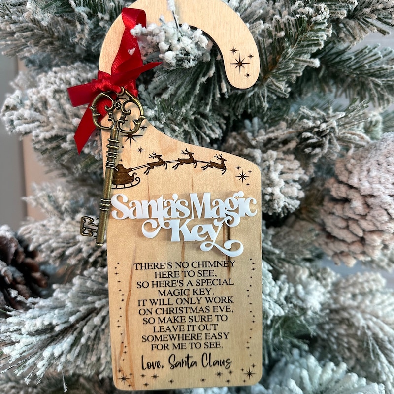 Santa Key - Etsy