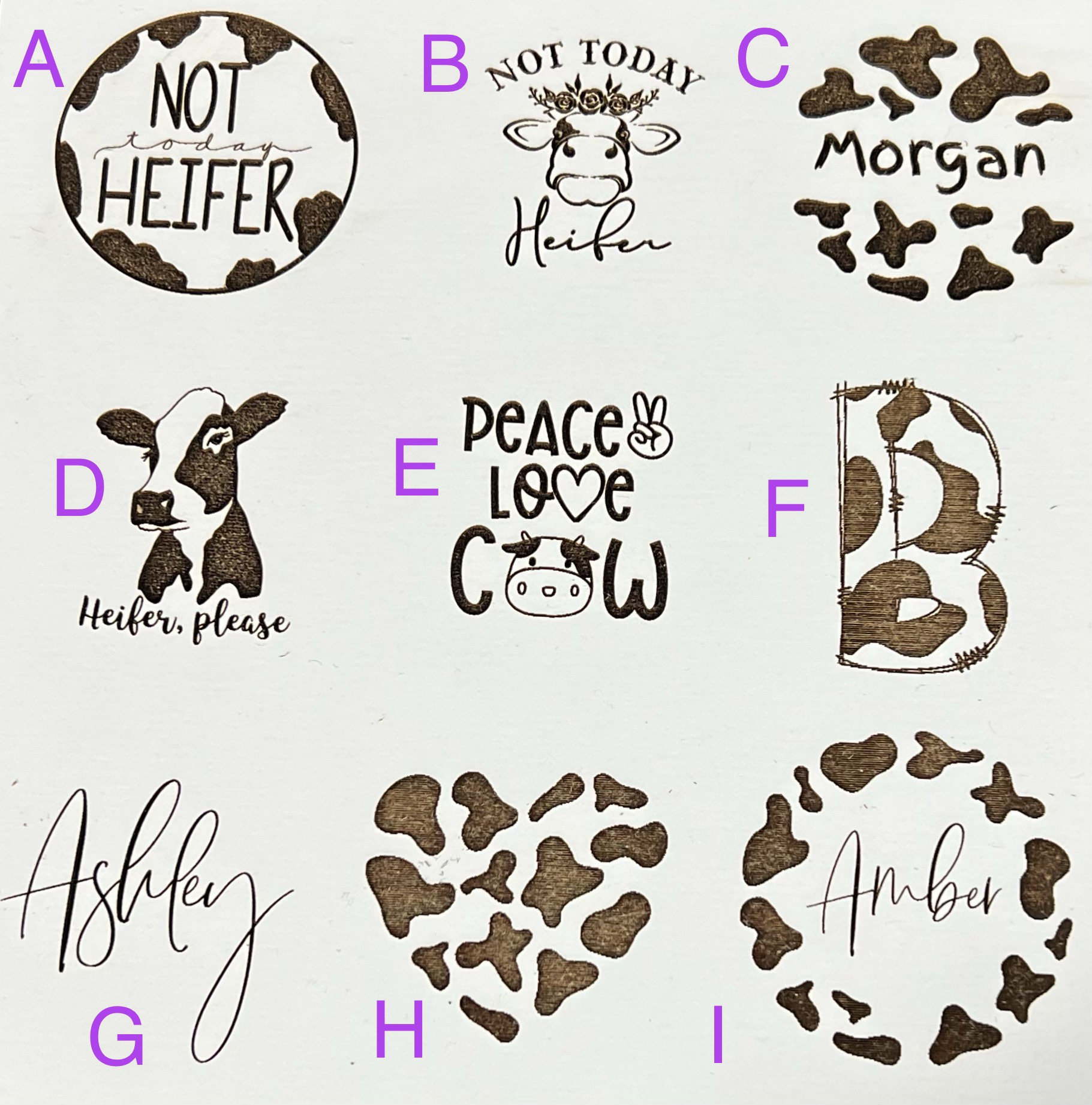 Not Today Heifer Cow Wristlet Keychain Keychain for Wrist - Etsy