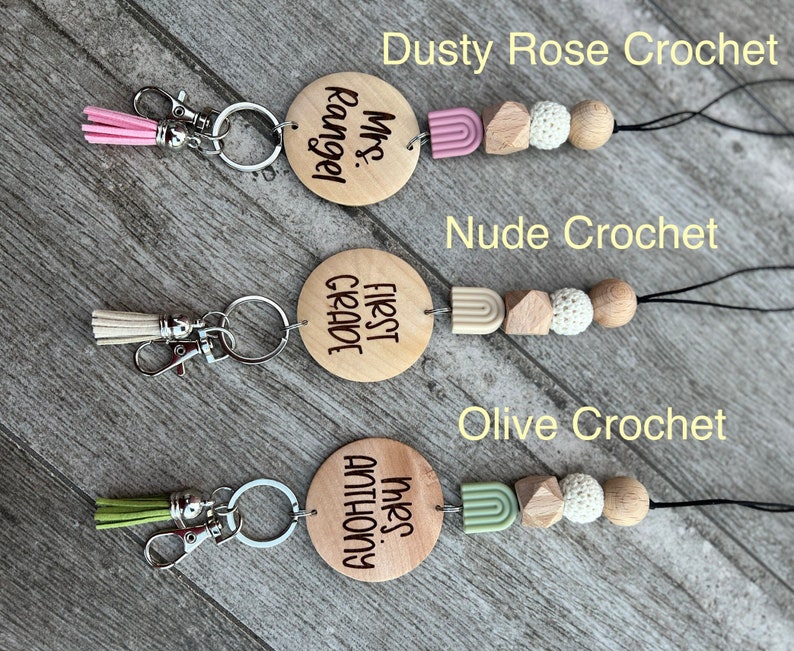 Boho Rainbow Daisy Beaded Teacher Lanyard ID Badge Holder - Etsy