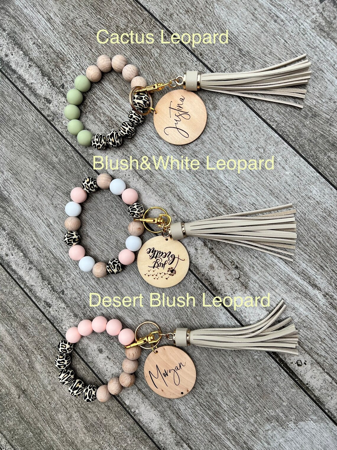 Bead Wristlet Keychain Wristlet for Keys Boho Bracelet - Etsy