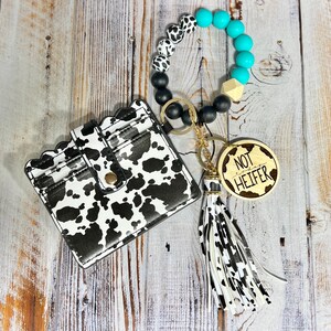 Not Today Heifer Cow Wristlet Keychain, Keychain for Wrist, Gifts for ...