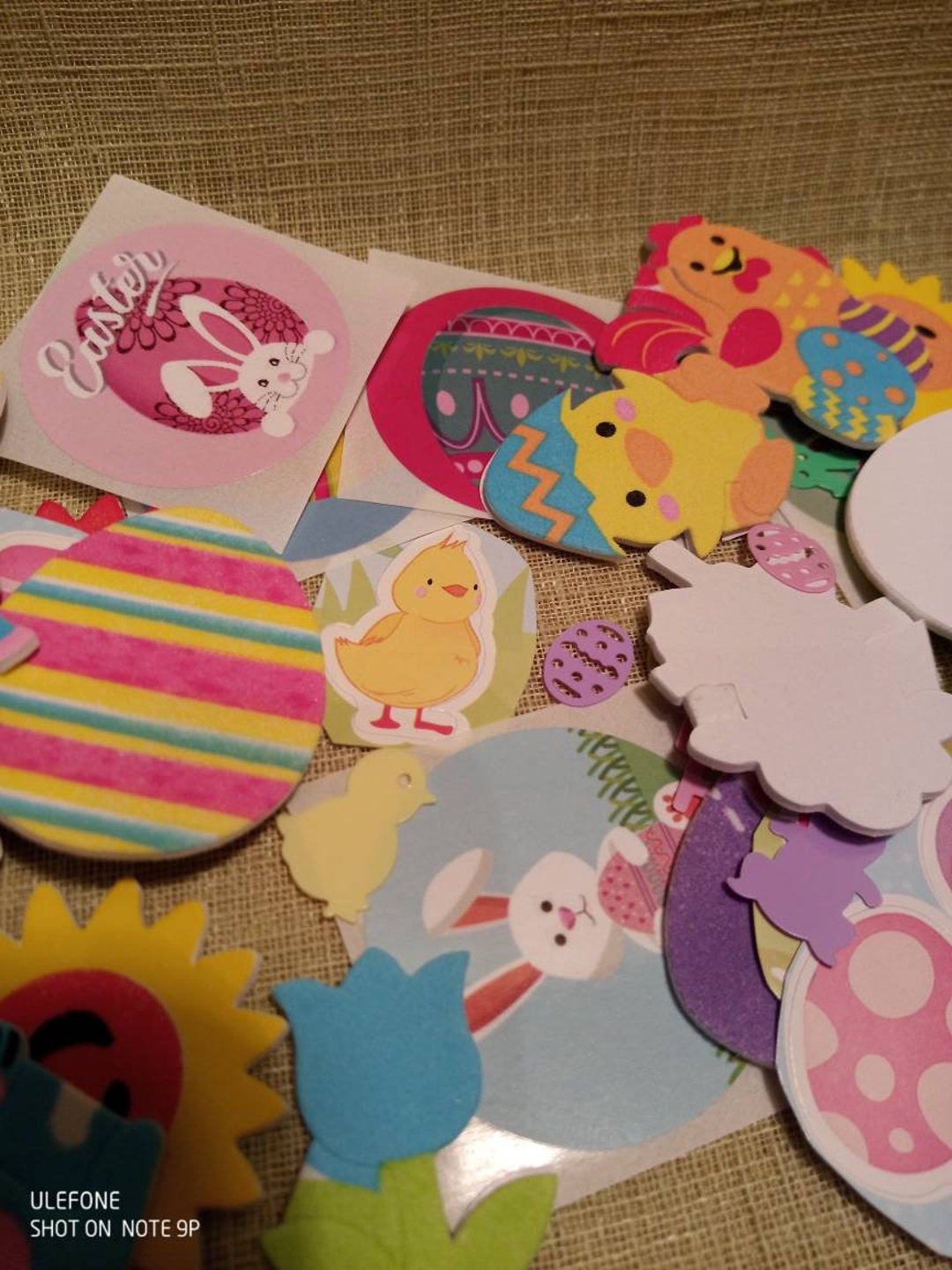 Pegatinas de toppers de tarjetas de Pascua para scrapbooking, tarjetas ...
