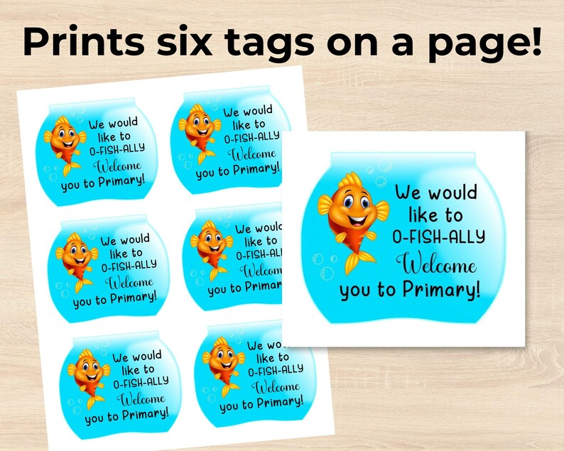 Welcome to Primary Printable Tags – Goldfish or Swedish Fish Treat ...