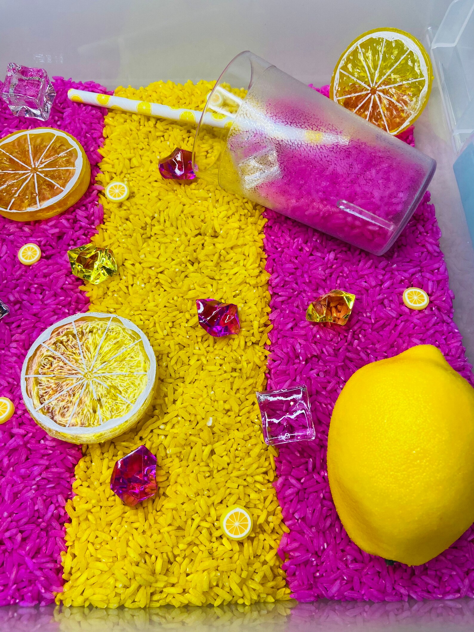 Lemonade Sensory Bin Summer Sensory Kit Sensory Play | Etsy