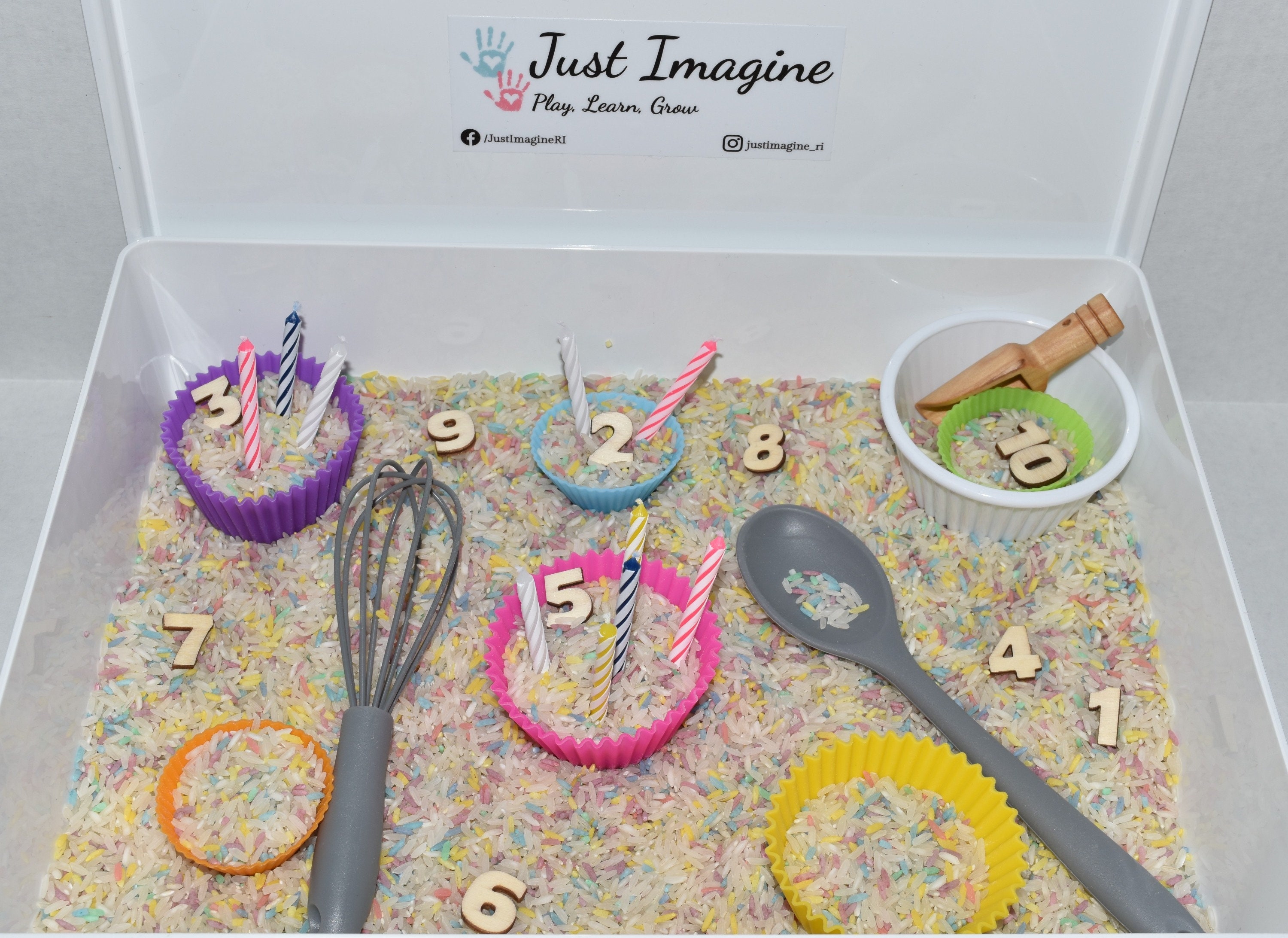 Birthday Cupcake Sensory Bin Sensory Bin Sensory Play | Etsy