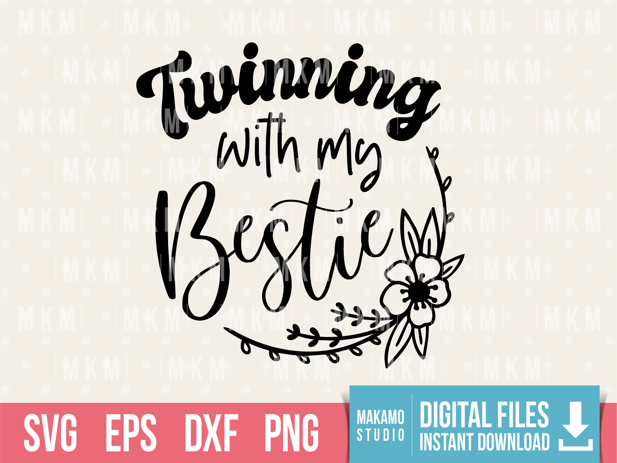Besties svg Twinning with my Bestie SVG Bestie shirt svg | Etsy
