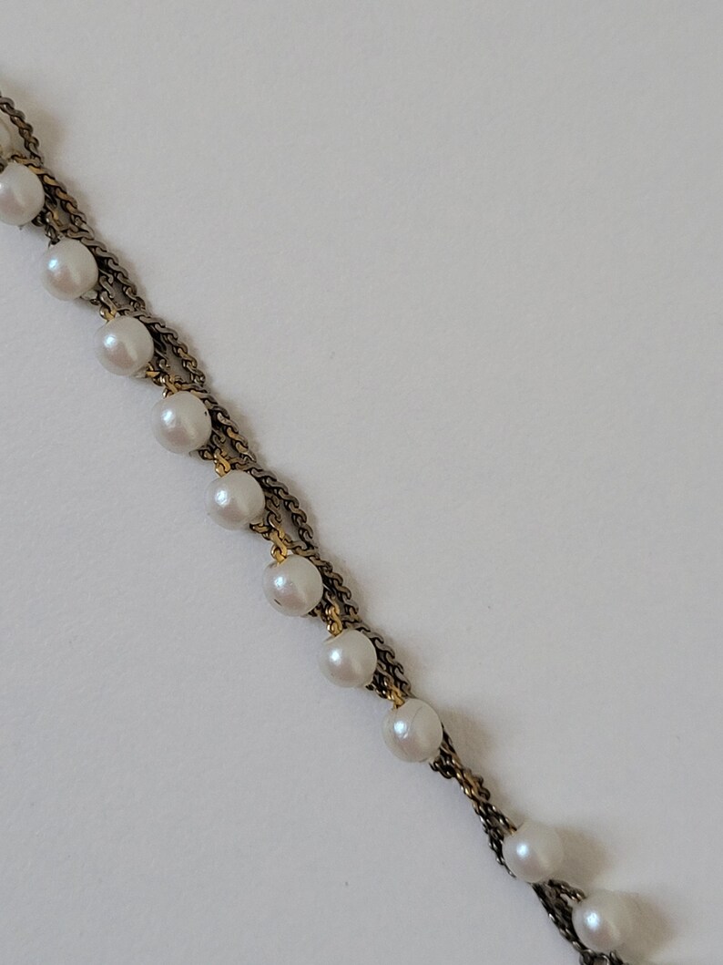 Vintage KORET Seed Pearl Braided Rope Gold Chain Necklace - Etsy