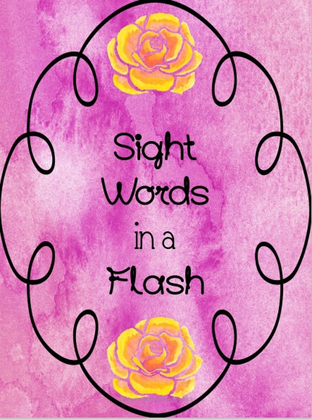 Sight Words in a Flash! - Etsy