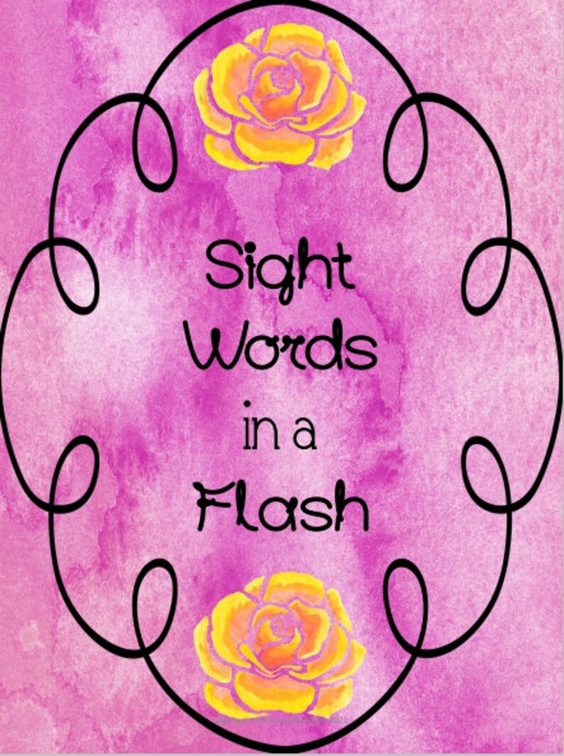 Sight Words in a Flash! - Etsy