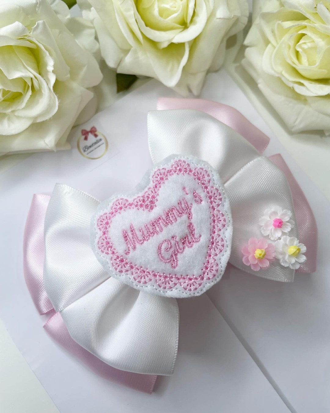 Mothers Day Bows Pink Bows Hair Bows Pink Bows Baby Headbands Baby Bows ...