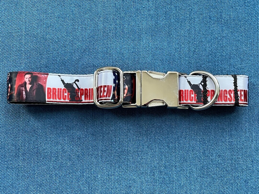 Hand-made Unofficial Bruce Springsteen Dog Collar - Etsy
