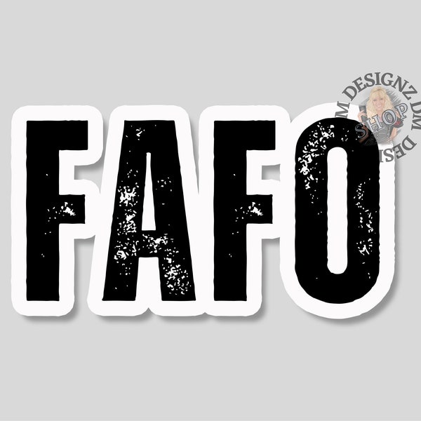 Fafo Decal - Etsy