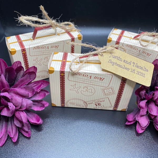 Suitcase Favor Box - Etsy