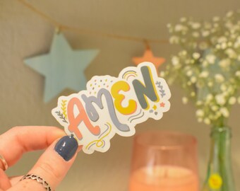 Amen Sticker - Etsy
