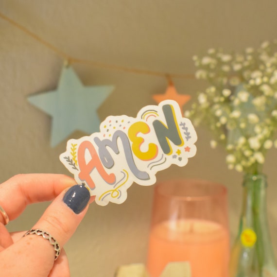Amen Sticker - Etsy