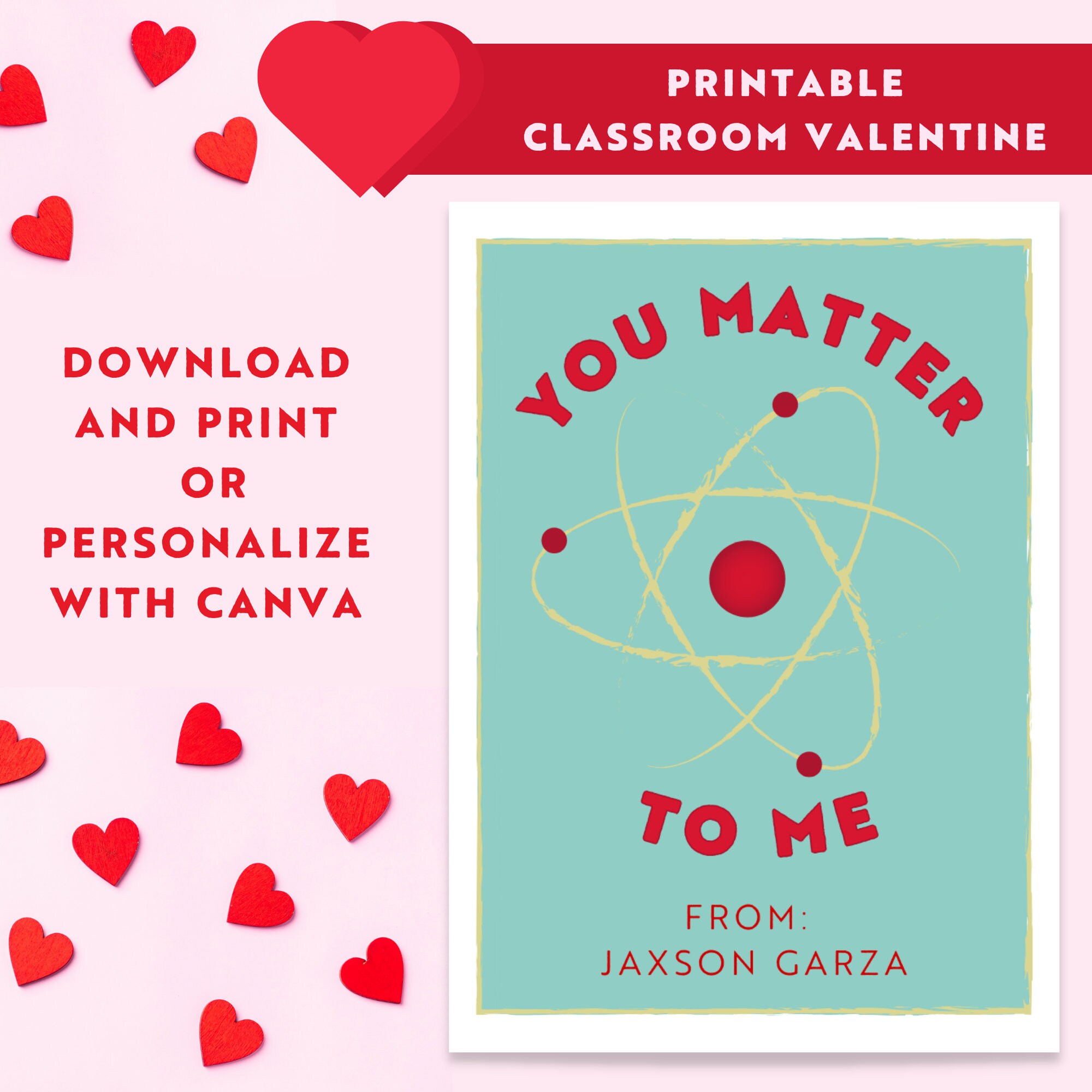 Funny Valentine Printable Science Classroom Valentines for Kids or ...