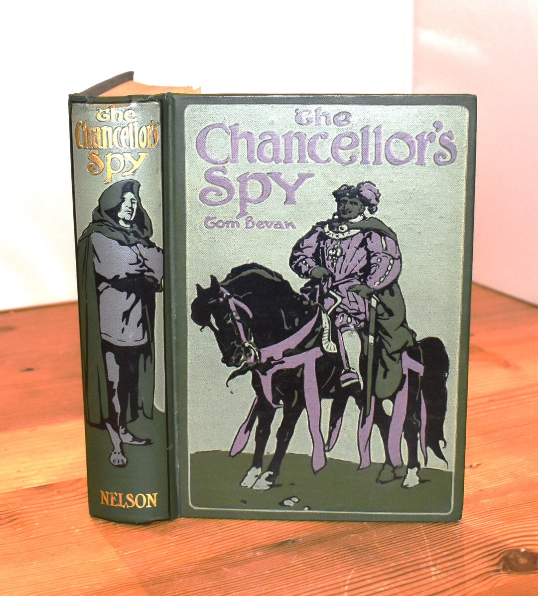 Antique Book. the Chancellor's Spy. Pictorial Cover & Spine ...