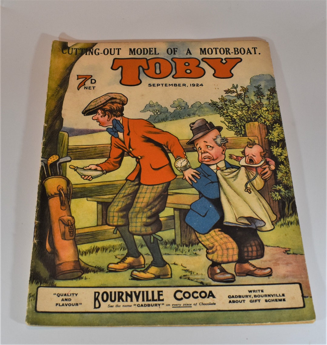 Set of Six Toby Comics. 1924. Vintage. Illustrated in Colour. Rare and ...