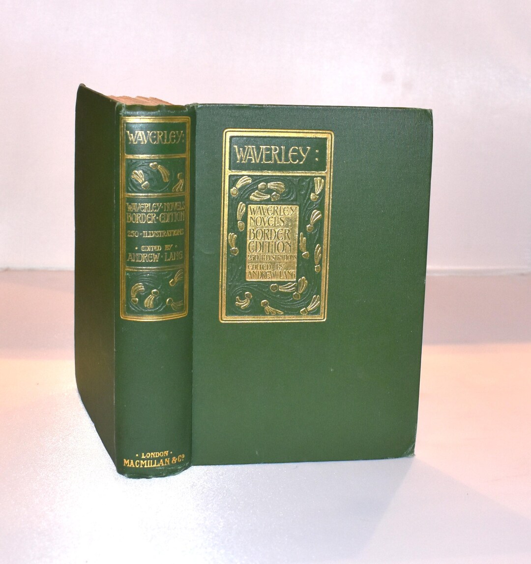 Antique Book. Waverley by Sir Walter Scott, Border Edition. 10 ...