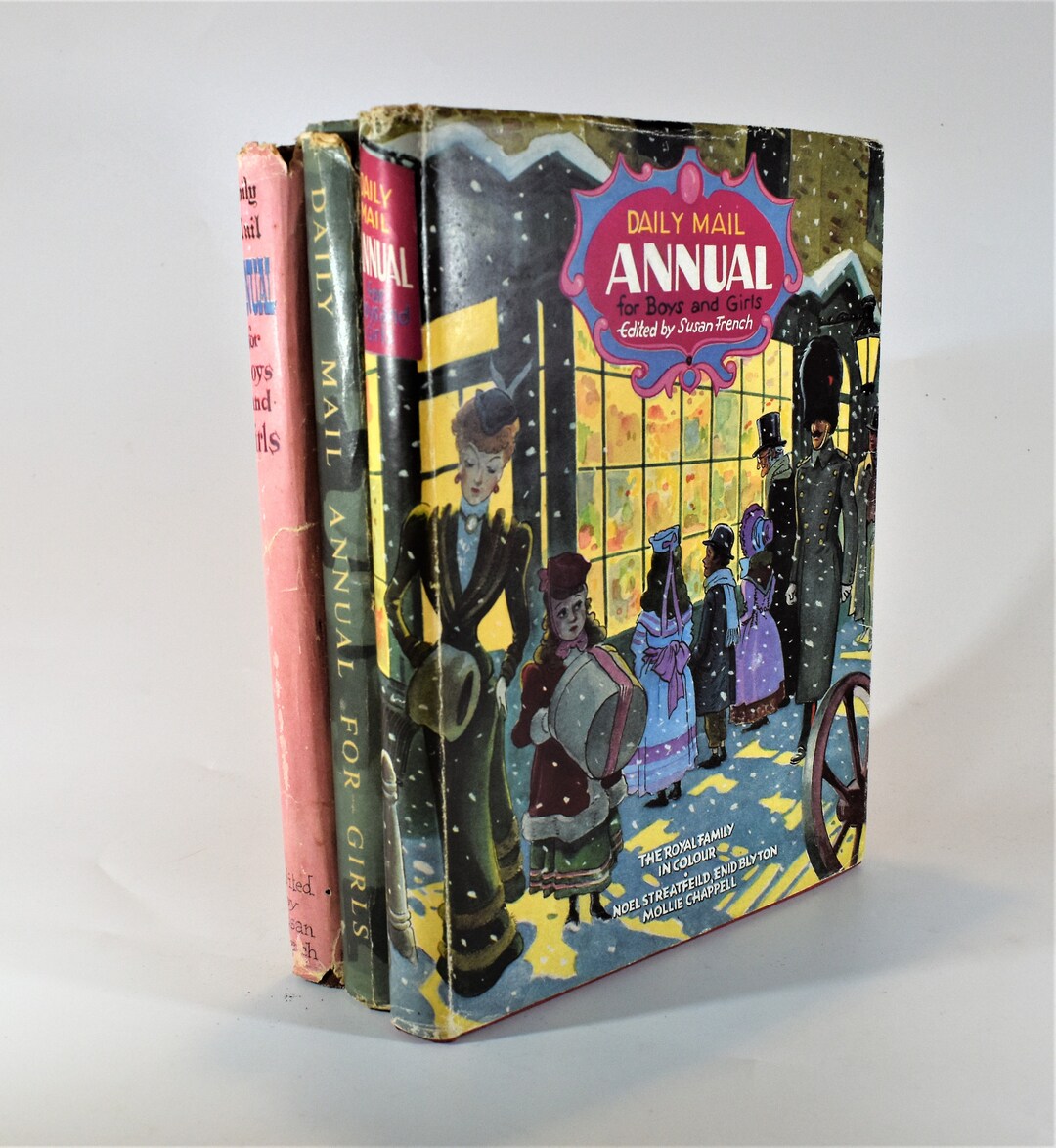 Vintage Daily Mail Annuals: 1940s-50s Illustrated Boys & Girls Books ...