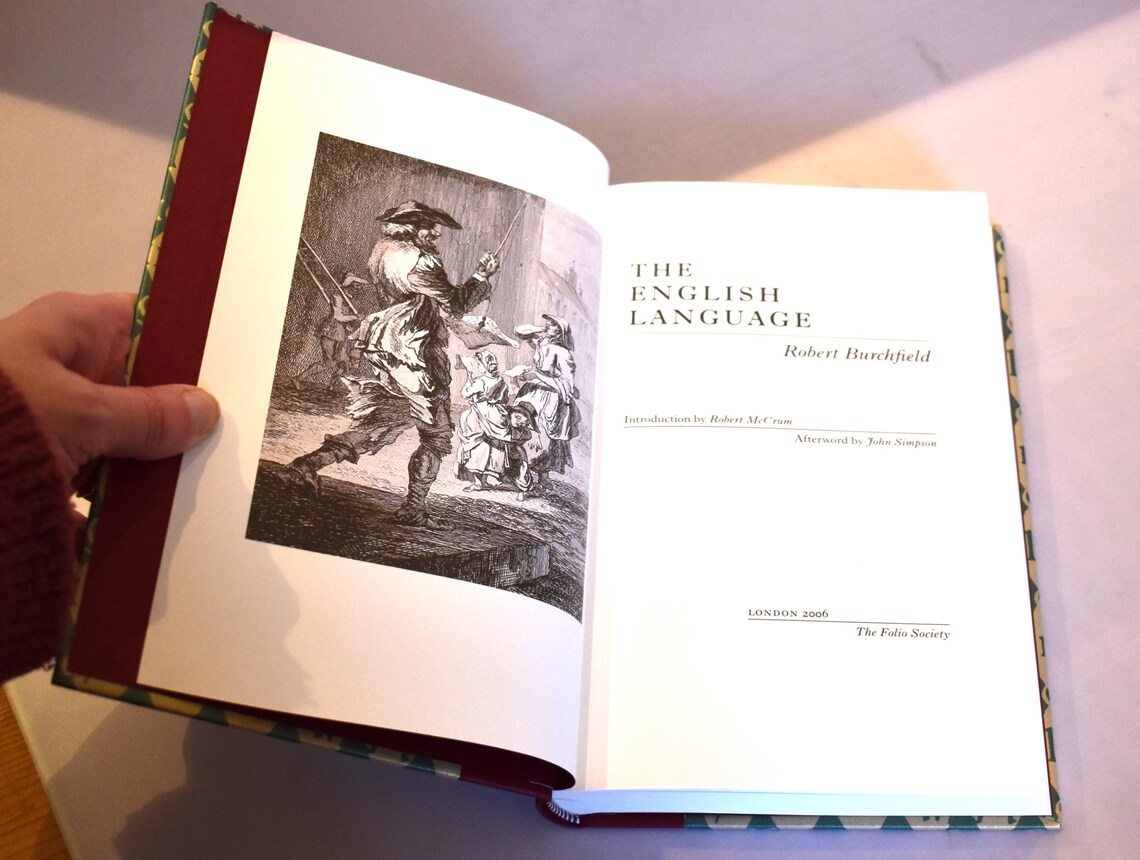 The English Language. (2006) Folio Society. 21 Illustrations. Slipcase ...
