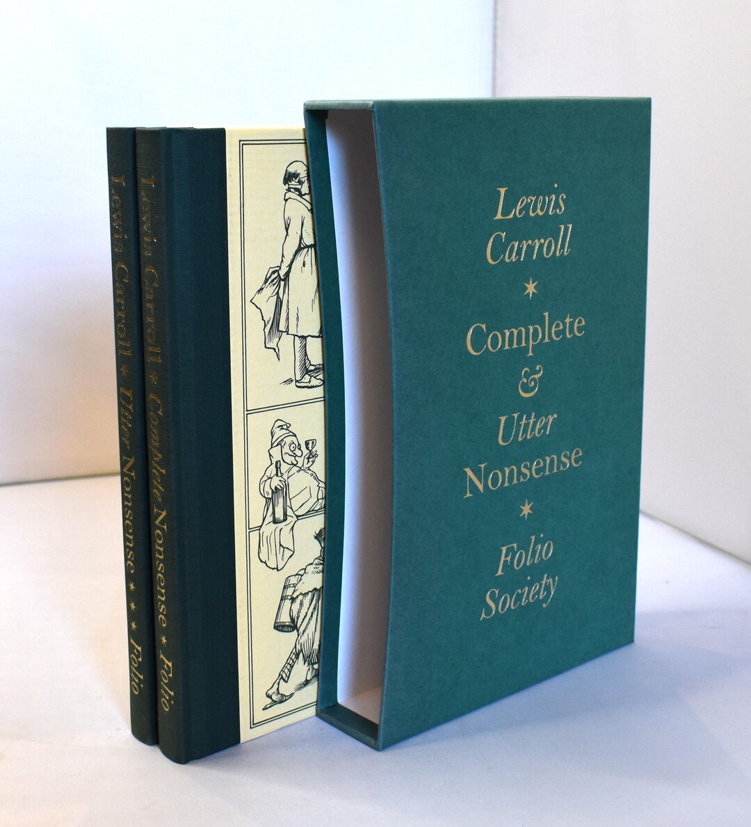 Folio Society 2 Book Set by Lewis Carroll. Complete & Utter Nonsense ...